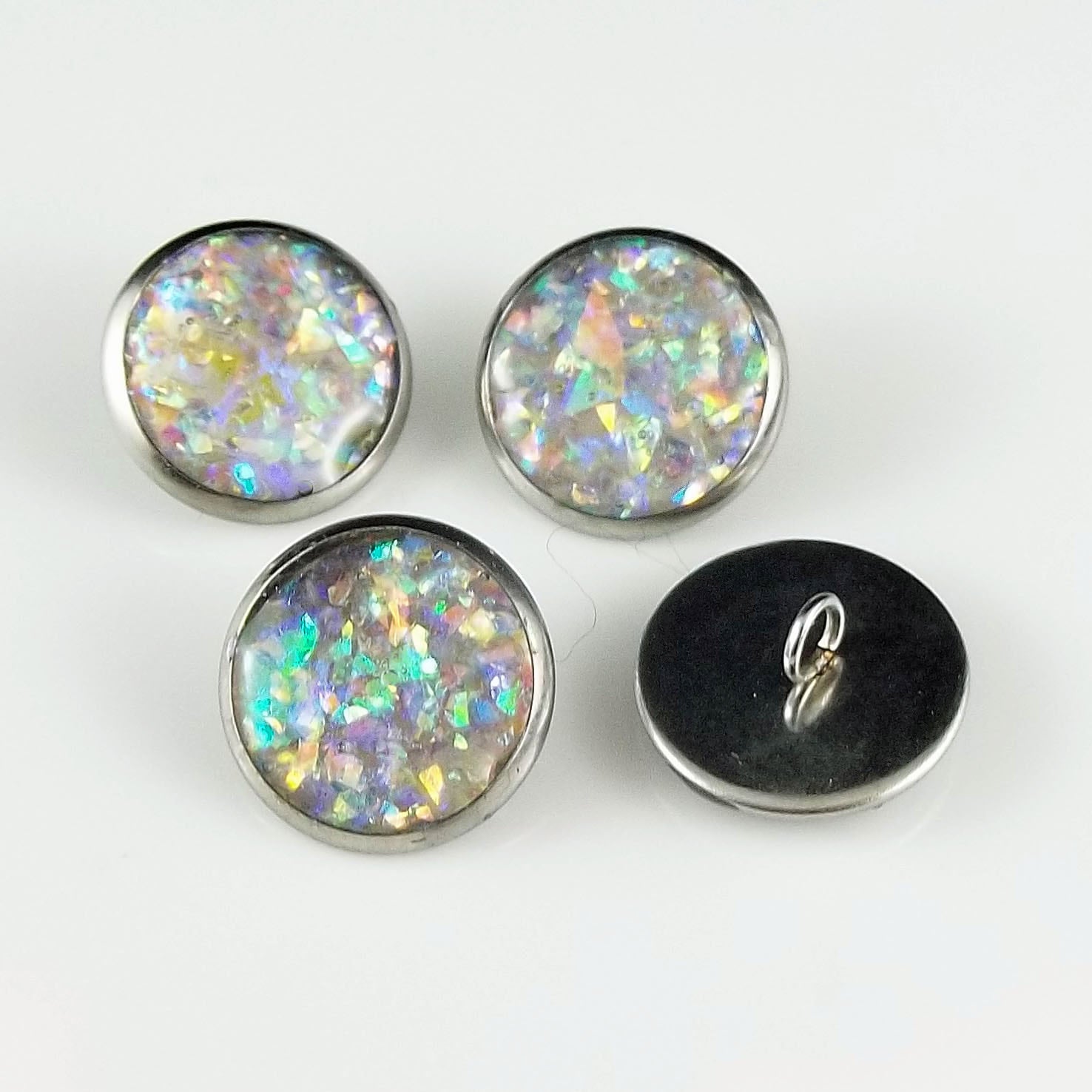 Stainless Steel Buttons | 2 Good Claymates