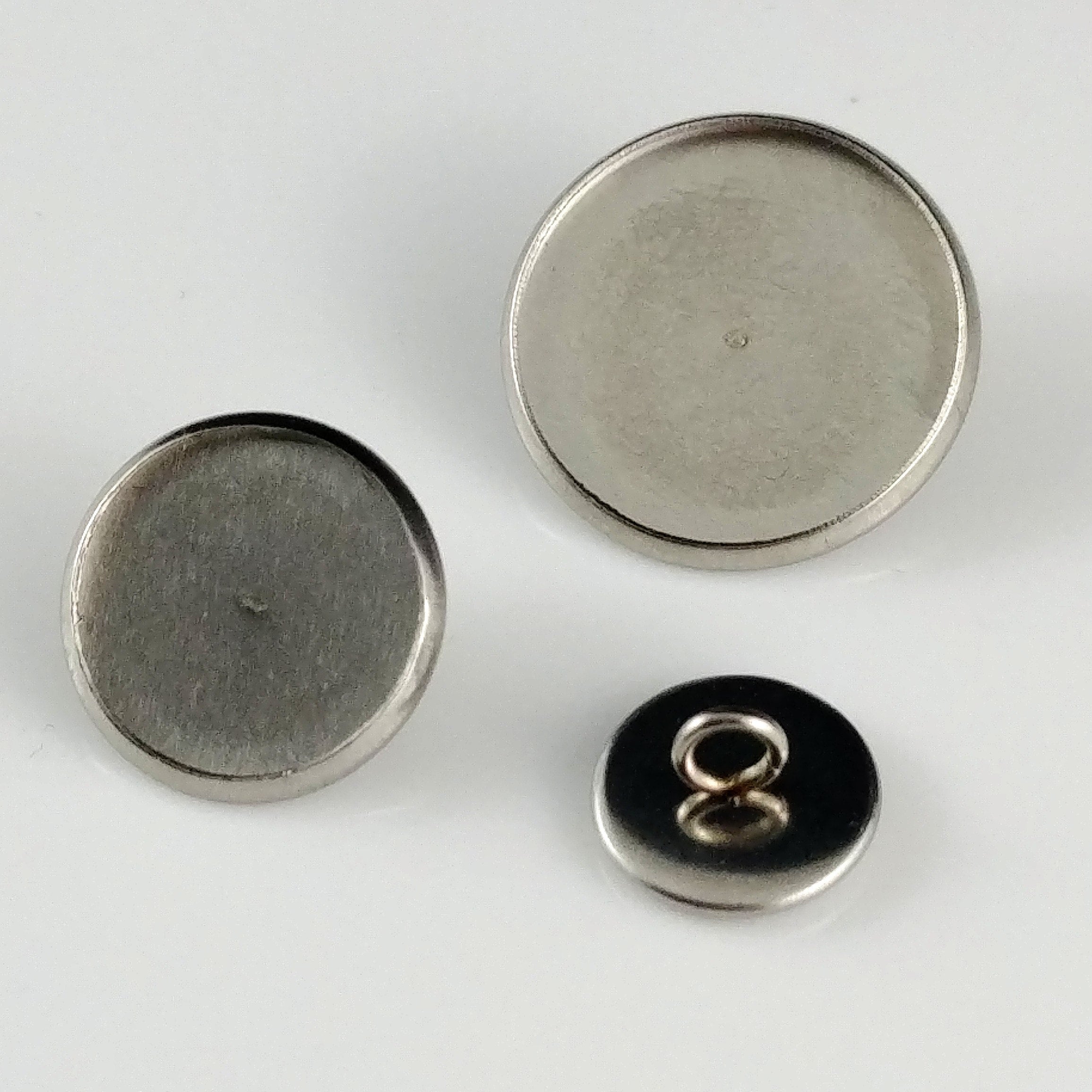 Stainless Steel Buttons | 2 Good Claymates